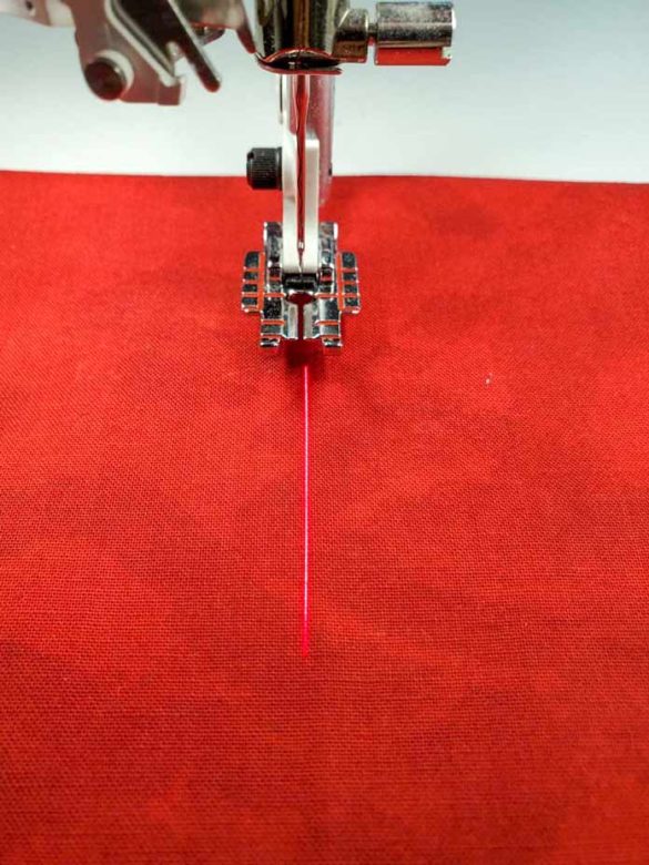 Time saving tips using the Laser Sewing Guidance