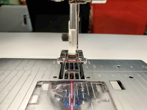 Time saving tips using the Laser Sewing Guidance