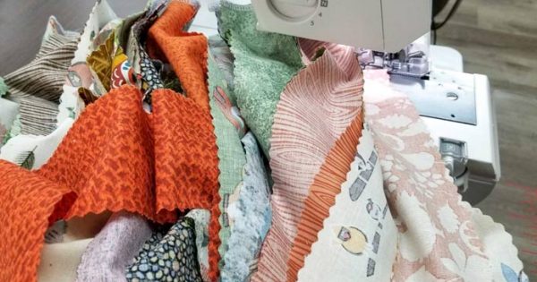 How to piece a quilt using a serger