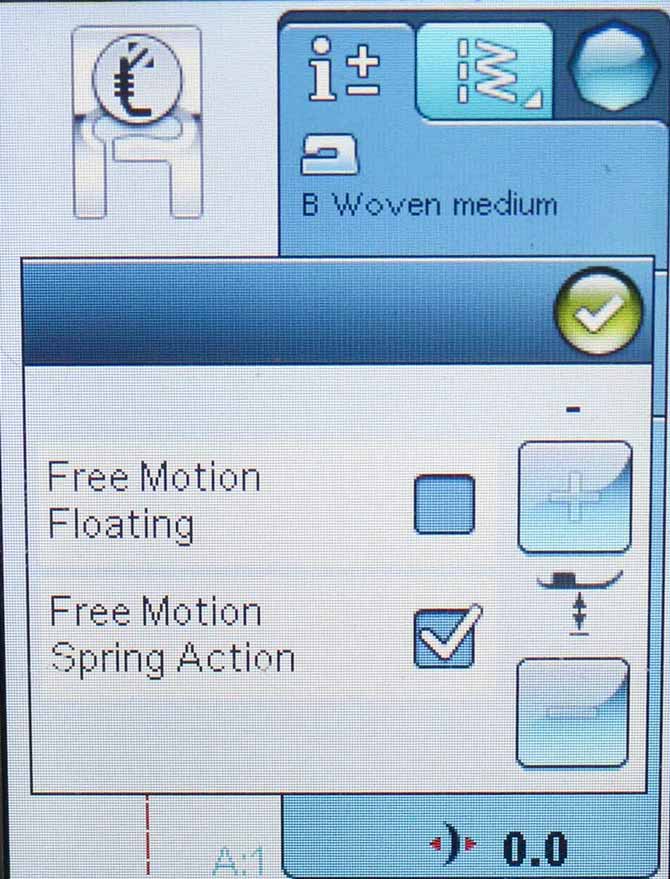 Tips for using the free motion foot