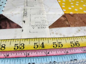 Quilting the Only Spooling Around table runner - QUILTsocial
