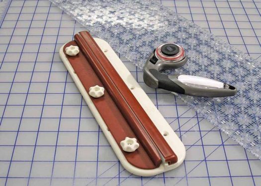 Nicked rotary blades? No problem with TrueCut Power Rotary Blade Sharpener