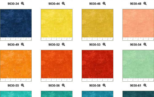 Making a quilt using Northcott Fabric, Canvas Collection