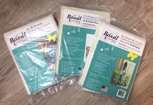 Bosal In-R-Form adds great structure to quilted bags