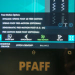 Practicing free-motion quilting with the PFAFF performance icon