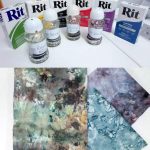 Spray dyeing fabric with Rit dyes for a designer look - QUILTsocial