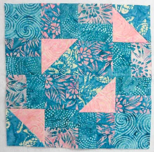 1 quilt block, 3 disappearing quilt block options!