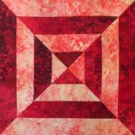 Easy 3D quilt blocks with the SEW EASY Half Diamond Ruler