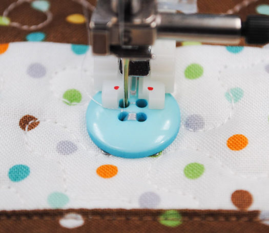The easiest way to sew on a button!