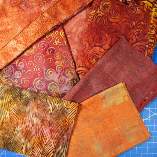 How to make a one-of-kind applique with small pieces fabrics