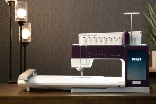 Programming stitches on the PFAFF creative icon 2 [Tapering and ...