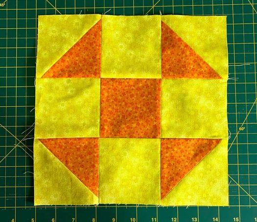Piecing shoo fly quilt blocks with Gütermann thread [a great notion ...
