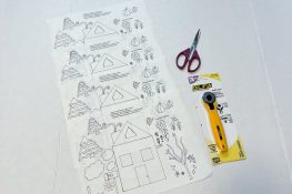 Easy 3D quilt blocks with the SEW EASY Half Diamond Ruler