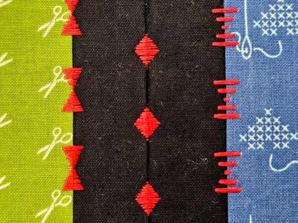 Piecing a quilt with Floating Stitches | Decorative and Constructive ...