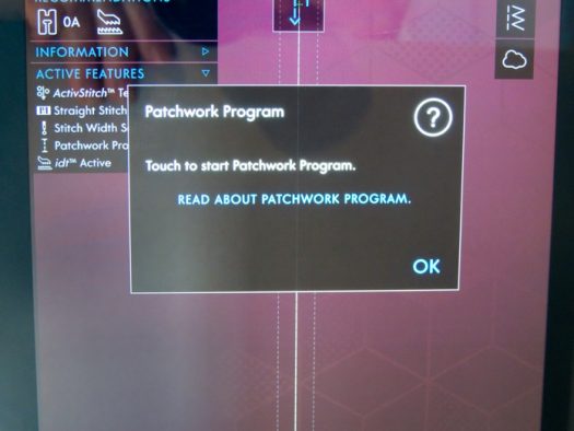 PFAFF Patchwork Program: makes chain sewing fast and easy - QUILTsocial