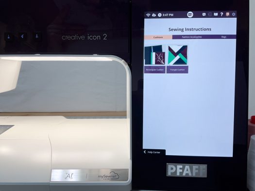 How to set up your PFAFF creative icon 2 - QUILTsocial