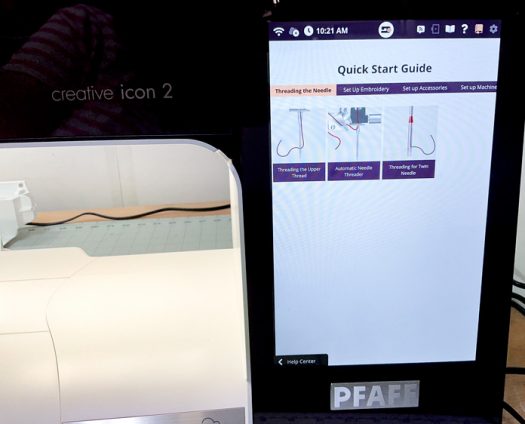 Unboxing the PFAFF creative icon 2 - QUILTsocial