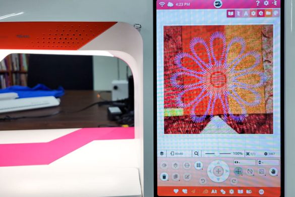 Learning machine embroidery techniques with Designer EPIC 2