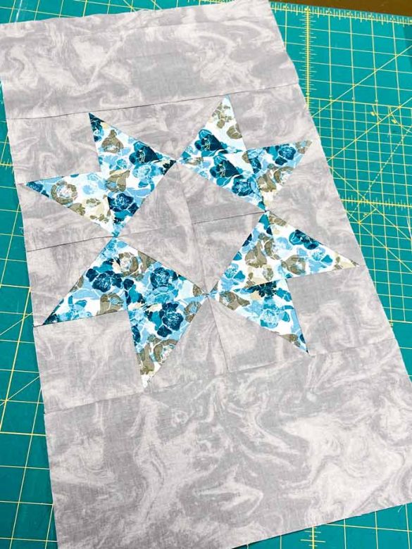 Making an easy star block with HSTs - QUILTsocial