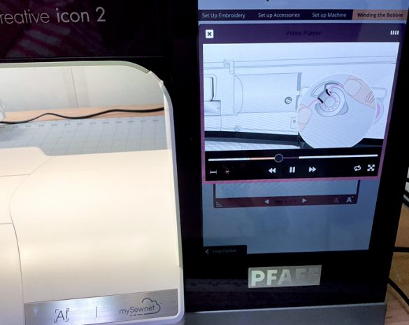 Unboxing the PFAFF creative icon 2 - QUILTsocial