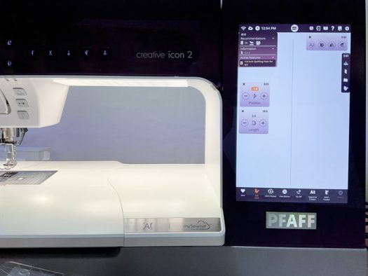 How to set up your PFAFF creative icon 2 - QUILTsocial
