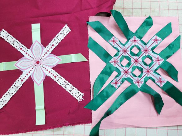 Embroidery is spectacular with the Husqvarna Viking Texture Hoop ...