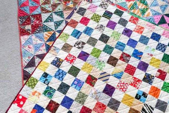 Making a quilted banner for your sewing space