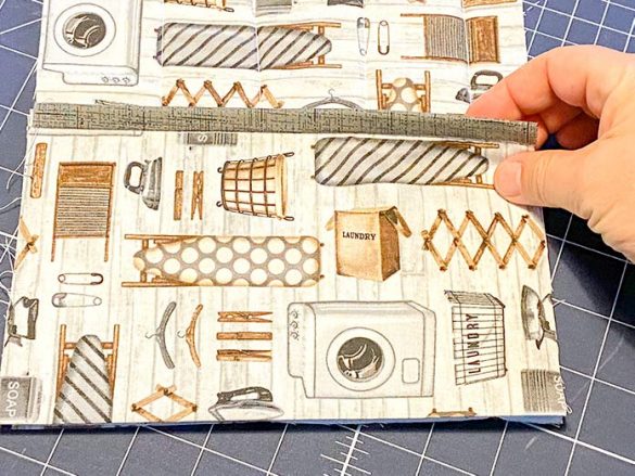 9 easy steps to sew a handy ironing board caddy! - QUILTsocial