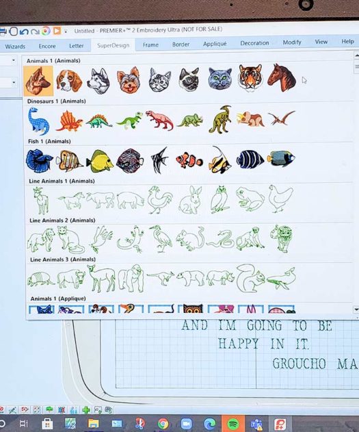How to create embroidery designs using Premier+ 2 software - QUILTsocial