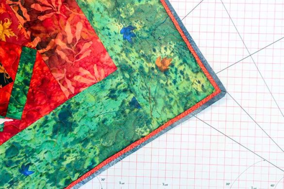 Making a quilted banner for your sewing space
