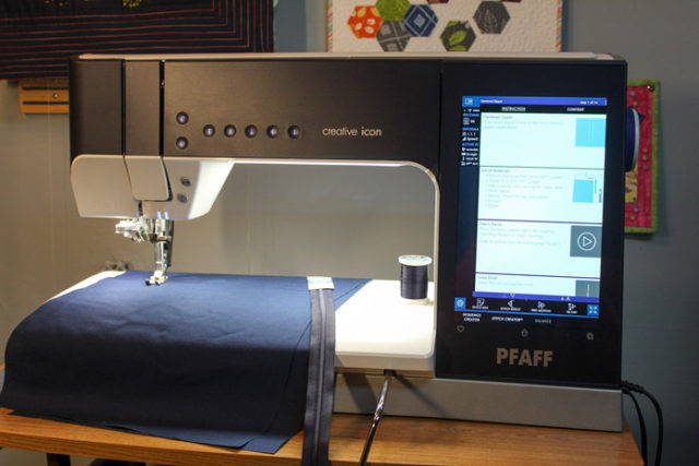 PFAFF creative icon and Chloe fabrics make excellent cushion ideas a cinch