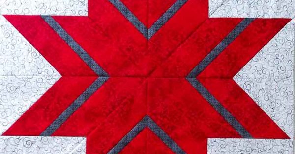 How to sew the Lone Star quilt block
